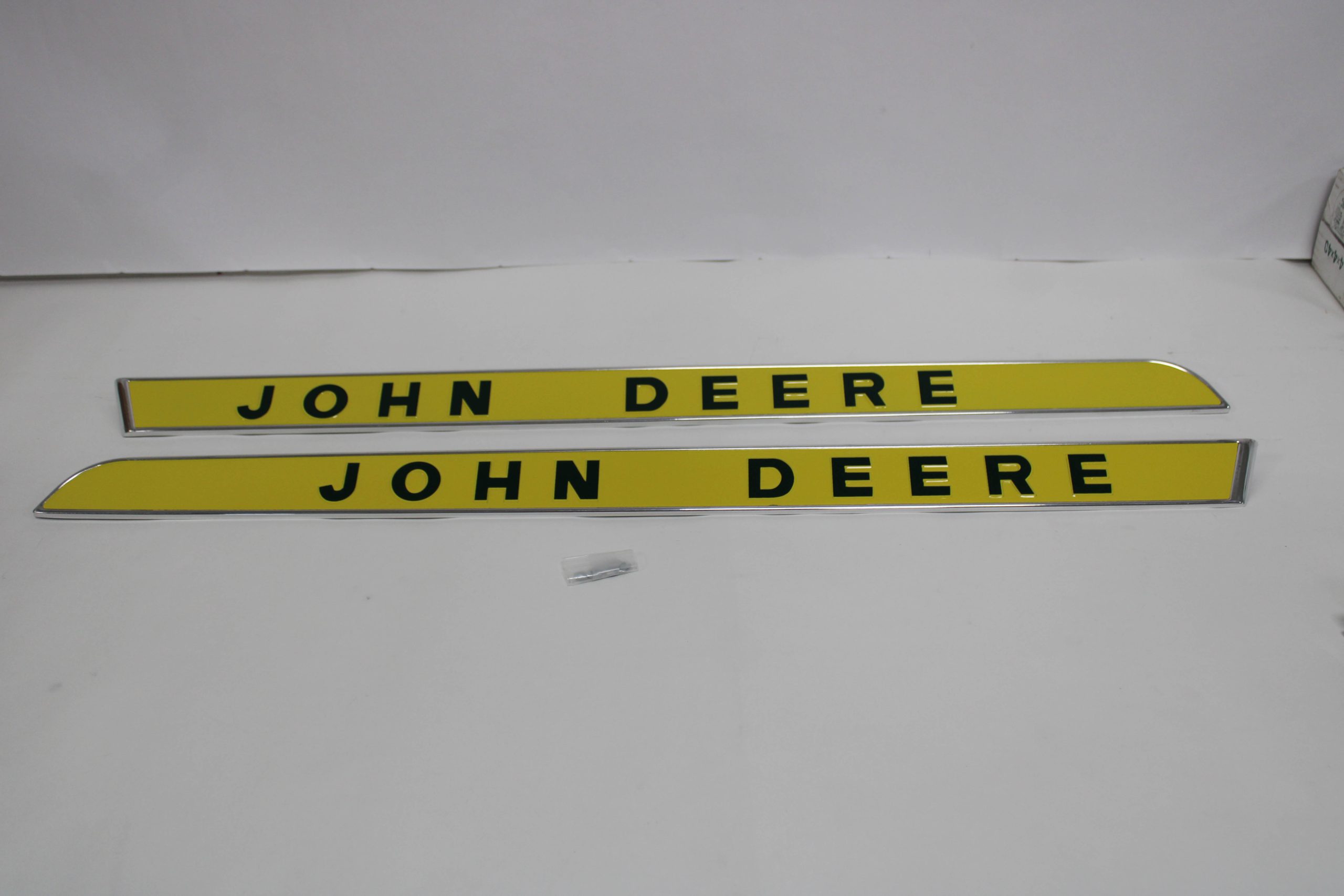JD Name Plates W/Raised Letters (Pair Restoration Quality - Green ...
